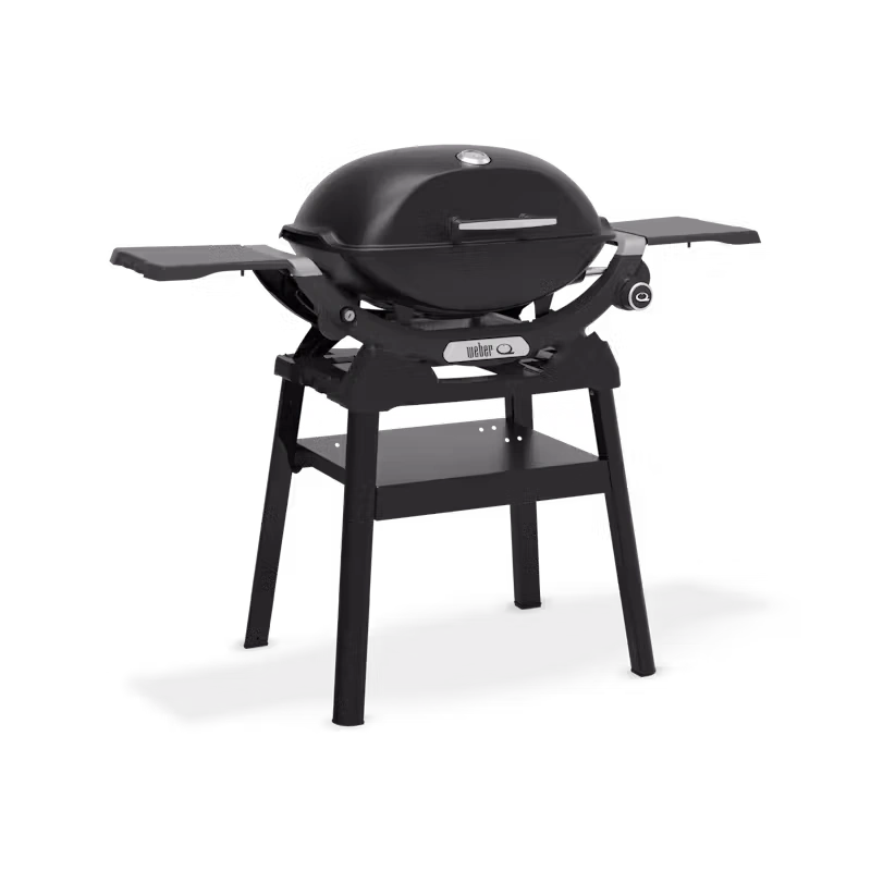 Weber Q2200N Gas BBQ with Compact Stand and Side Tables | BBQ Land