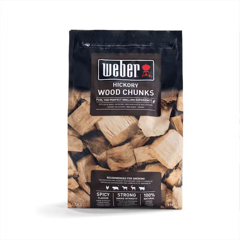Weber BBQ Hickory Wood Chunks 1.5kg | BBQ Land