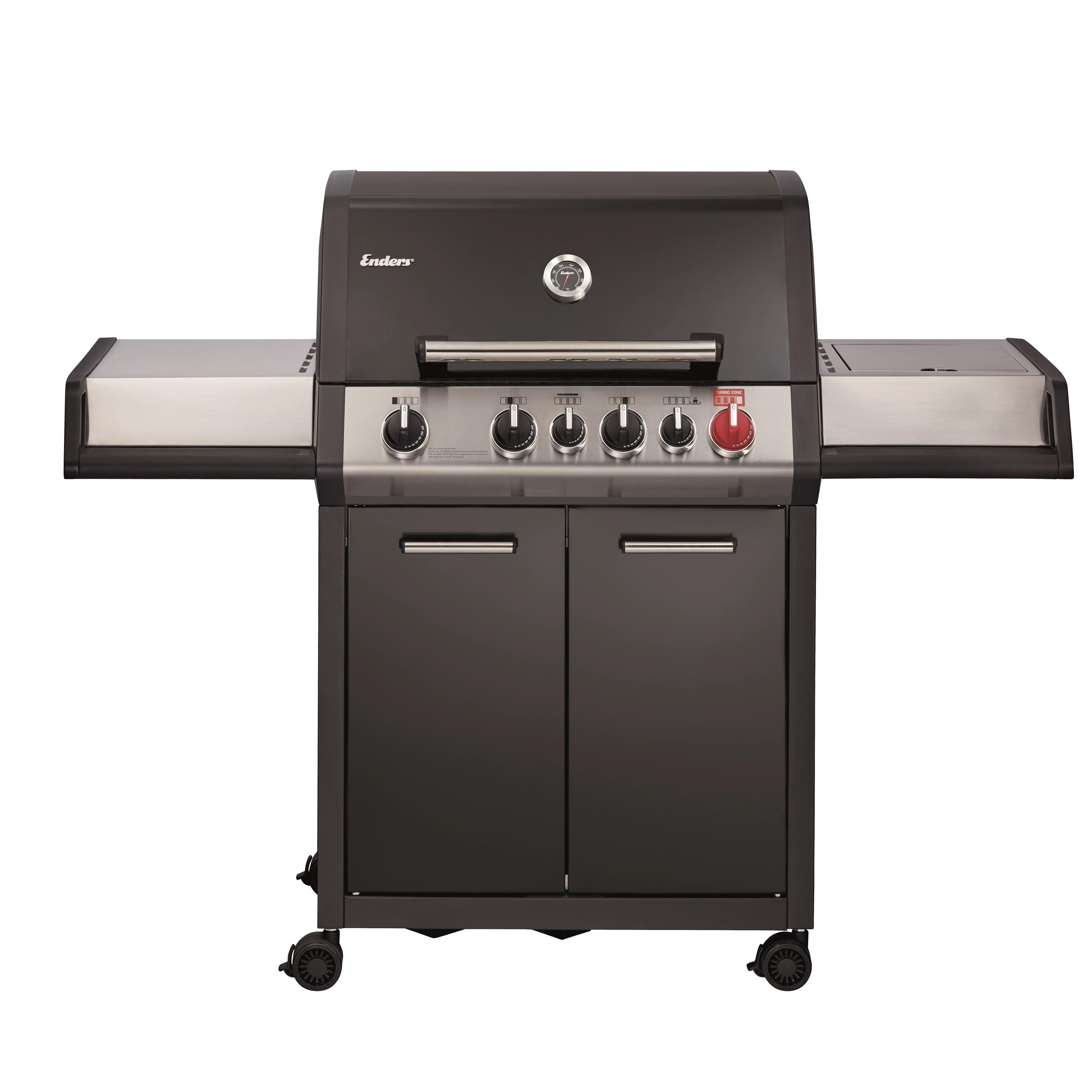 Enders Monroe Black Pro 4 IK Turbo Gas Barbecue | BBQ Land