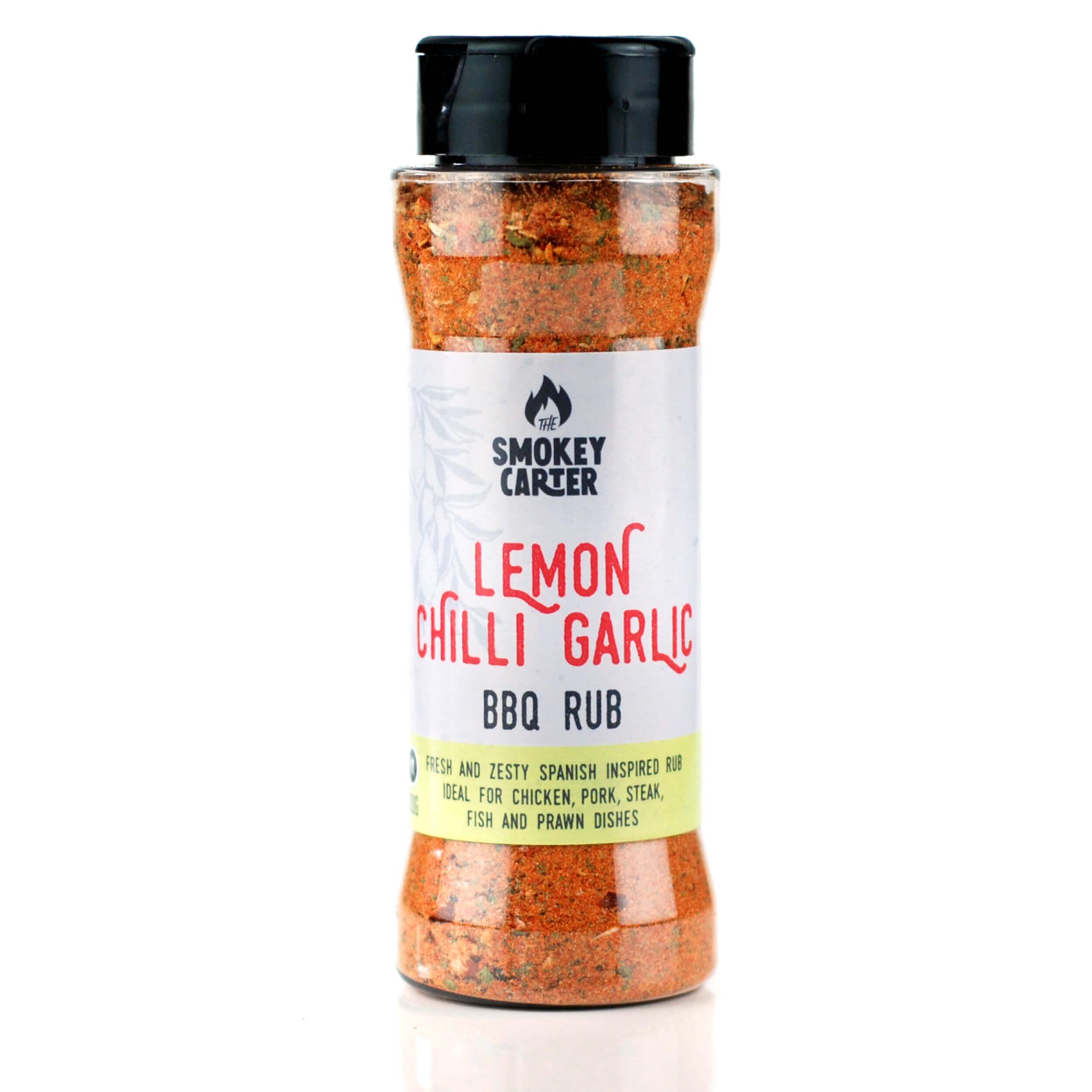Lemon, Chilli Garlic BBQ Rub 100g | BBQ Land