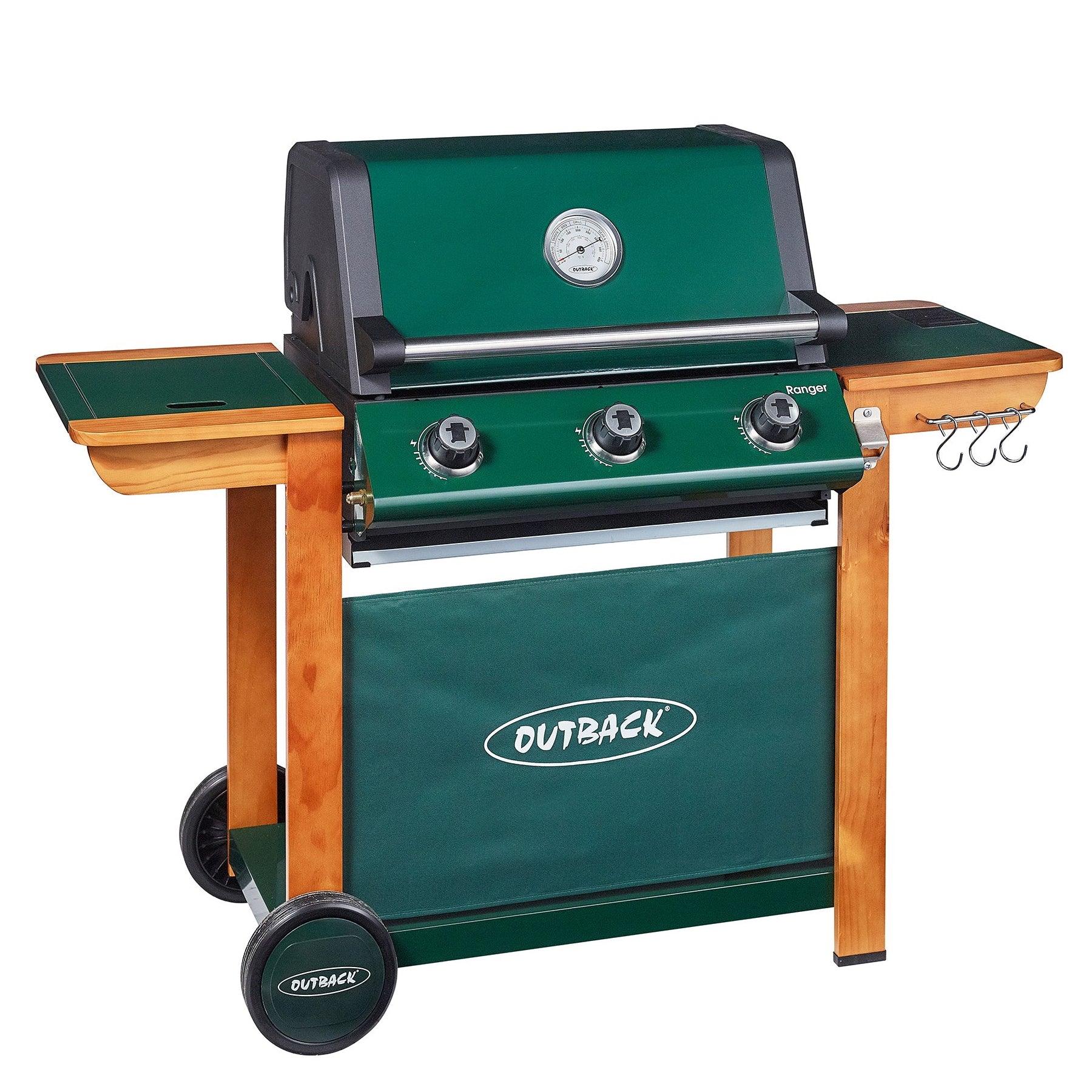 Outback Ranger Hybrid 3 Burner Gas BBQ | BBQ Land
